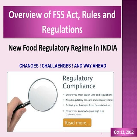 FSSAI | PPTX