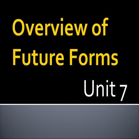 Future forms | PPTX