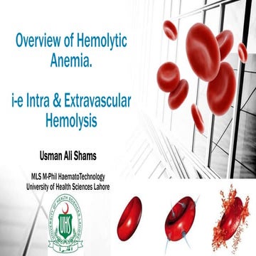Hemolyic Anemia ppt | PPTX