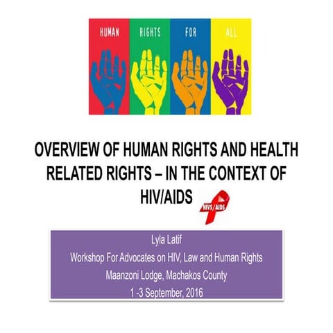 An Overview of Human Rights, Health Related Rights & HIV/AIDS in Kenya ...