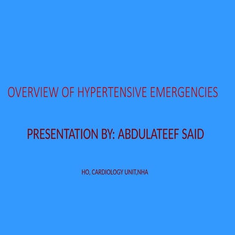 OVERVIEW OF HYP-WPS Office.pptx In Cardiology | PPTX