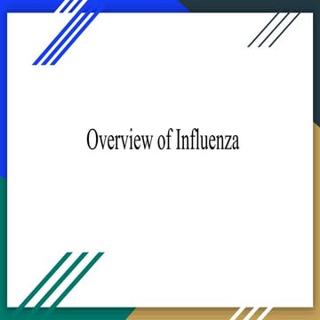 Overview of influenza | PPTX