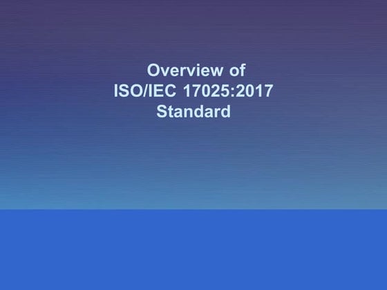 ISO/IEC 17025:2017 Required documentation | PDF