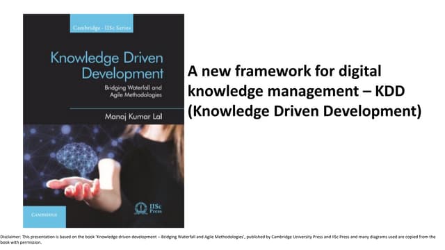 Overview Of Knowledge Driven Development Kdd Ppt
