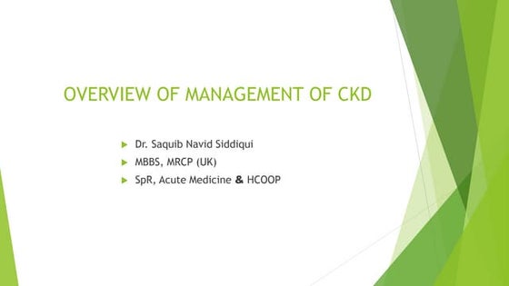 Chronic kidney disease | PPT