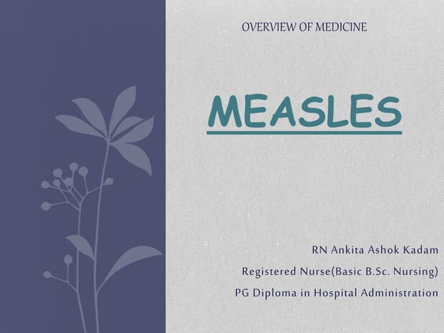 Measles | PPTX