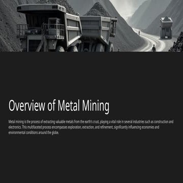 Overview of Metal Mining and it's implications | PPTX