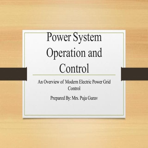 Overview of Modern Control GridStability | PDF
