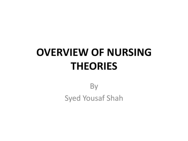 Ida Jean Orlando’s Nursing Process Theory | PPTX