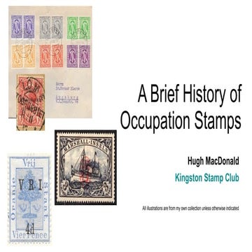 An Overview of Occupation Stamps and Postal History | PPT