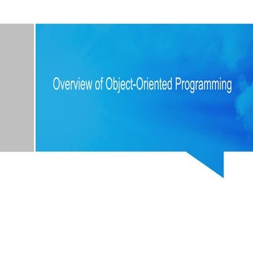 Classes are blueprints for creating objects | PDF