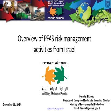 Overview of PFAS activities from Israel.pdf