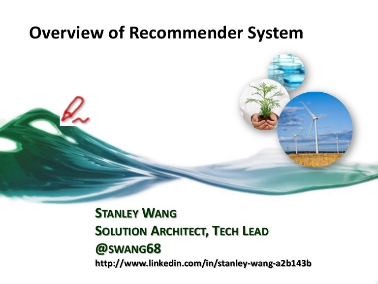 Overview of recommender system