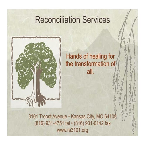 Reconciliation services