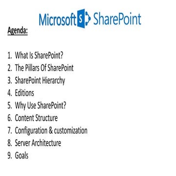 SharePoint 2013 Summary Overview about the platform | PPT