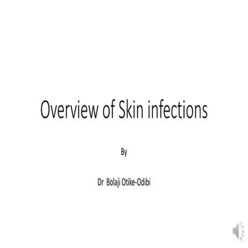 Skin infections | PPT
