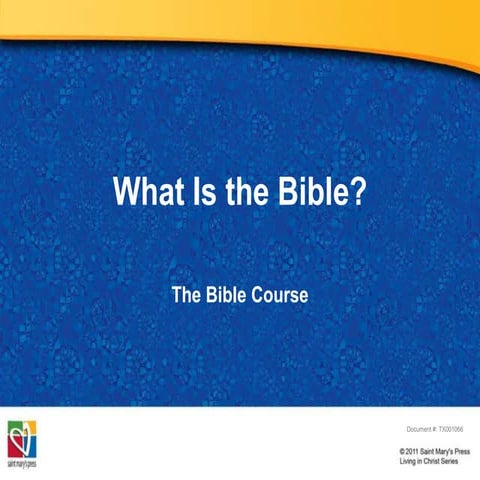 Overview of the Bible.pptx