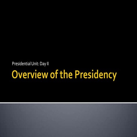 02 - Presidential Qualifications | PDF
