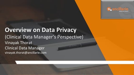 Privacy & Data Protection | PPT