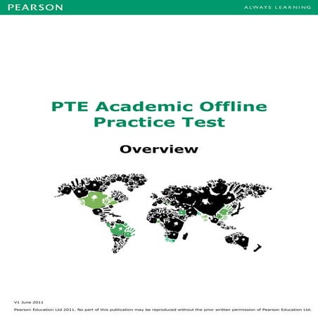 Overview PTE Academic Practice Test | PDF