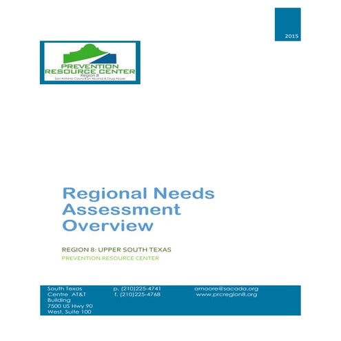 PRC Region 8 Regional Needs Assessment Overview | PDF