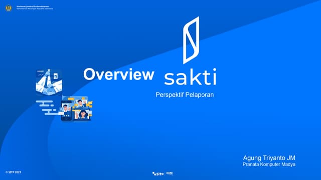Petunjuk penggunaan aplikasi sakti kementerian keuangan | PDF