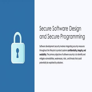 Comprehensive Guide to Secure Software Design and Programming Practices ...