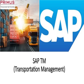 SAP-Transportation-Management -TM Module | PPTX