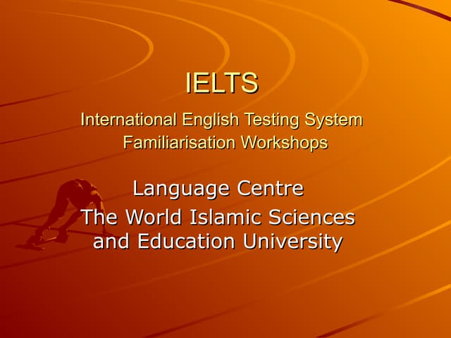 Introduction to ielts | PPTX