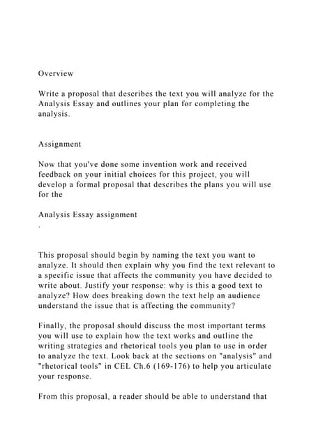 General outline of a proposal for final year project1 | PDF