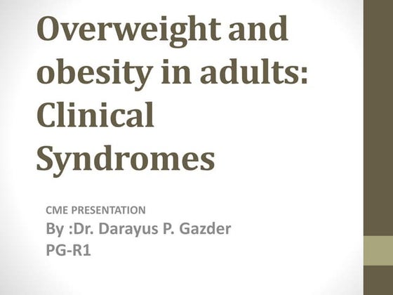 Obesity | PPTX