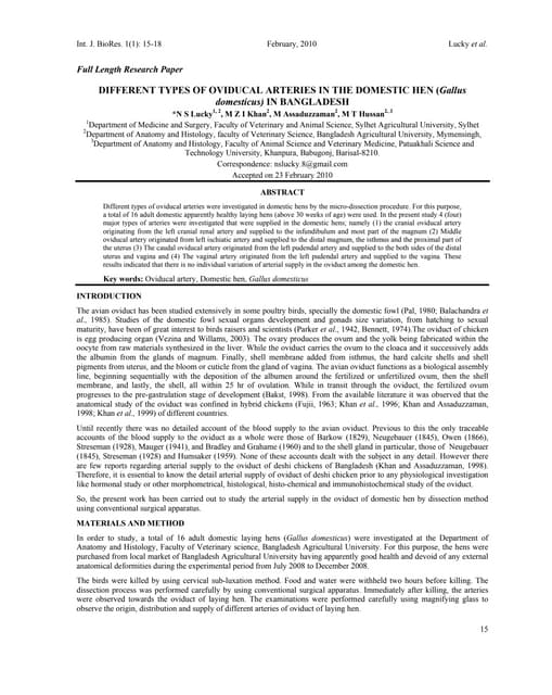 A Study on Gross Structure of Thyroid Gland in Pati Ducks (Anas ...