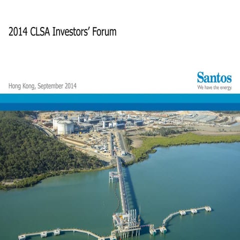 Presentation given at CLSA investors' forum in Hong Kong | PDF