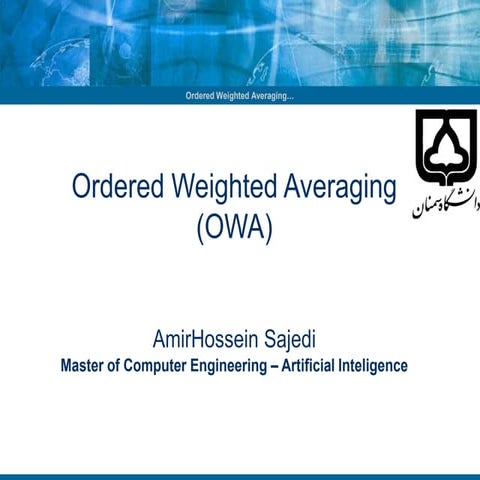Owa method | PPT