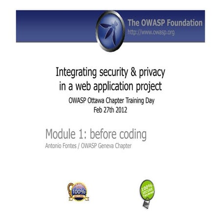 Owasp ottawa training-day_2012-secure_design-final | PDF