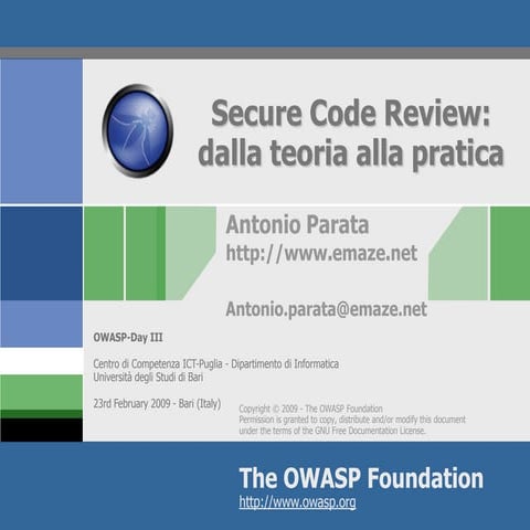 Owasp Day 3 | PPT