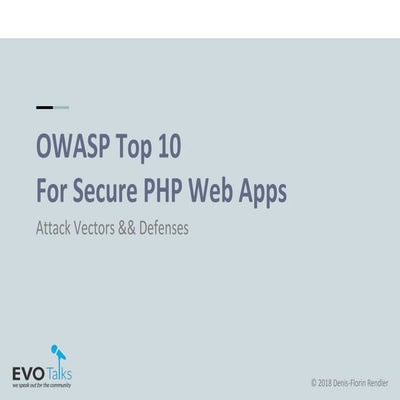 OWASP Top10 | PPT