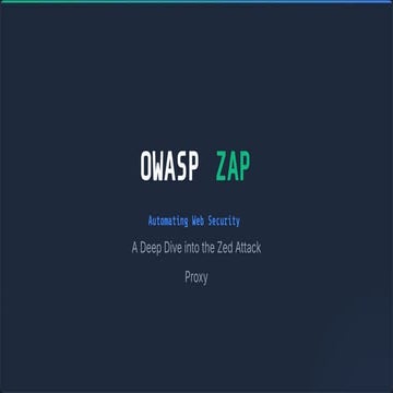 OWASP ZAP security tool for testing penetration.pdf