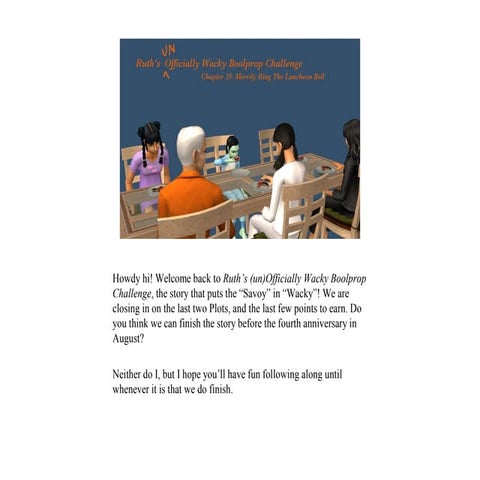 Ruth's (u)OWBC 29: Merrily Ring The Luncheon Bell | PPT