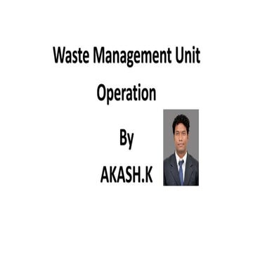 Food waste management Process | PDF