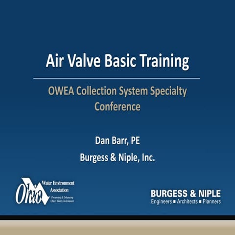 Air Valve Basic Training | PPTX