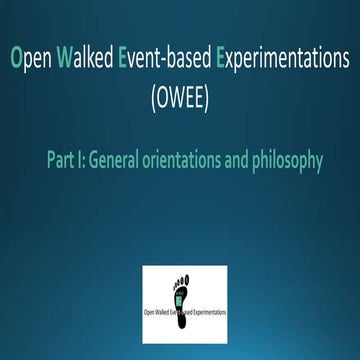 Owee tool kit i what is OWEE | PPT