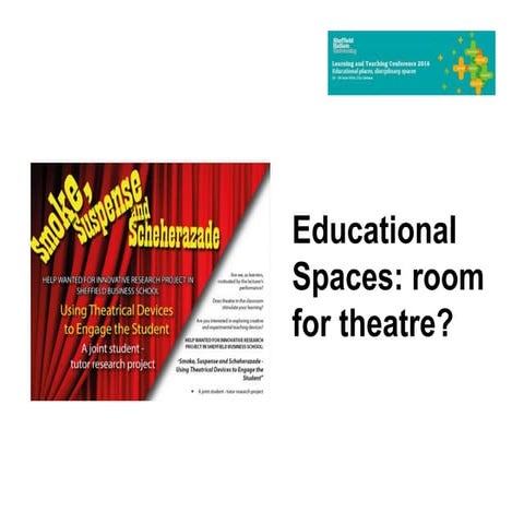 Educational spaces - room for theatre | PPT