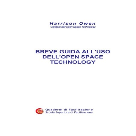 Open Space Technology Breve Guida | PDF