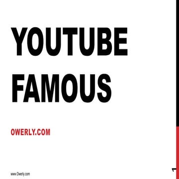 YouTube Marketing and Advertising Get more Subscribers and Likes | PPT