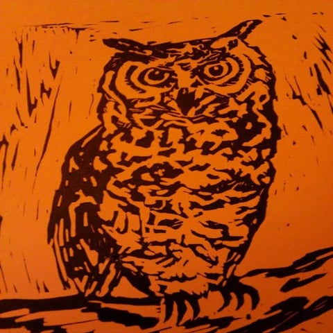 Owl Block Print | PDF