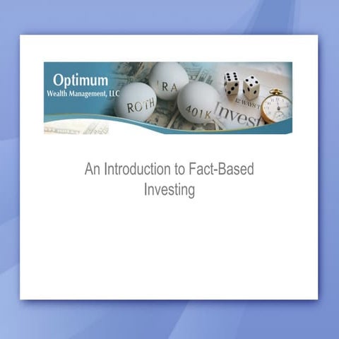 An Introduction to Fact-Based Investing | PPT