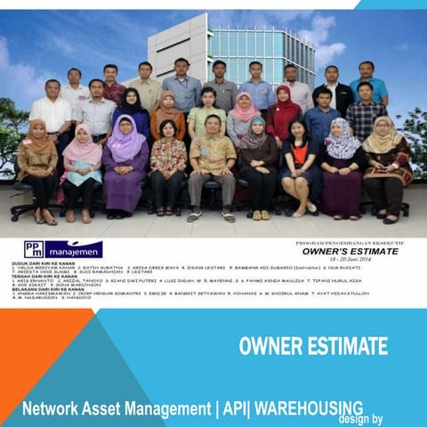 Owner estimate | PPTX