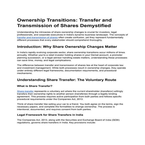 Ownership Transitions_ Transfer and Transmission of Shares Demystified.pdf