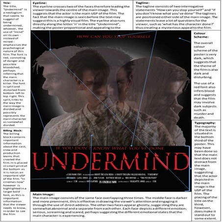 Undermind poster analysis | DOCX